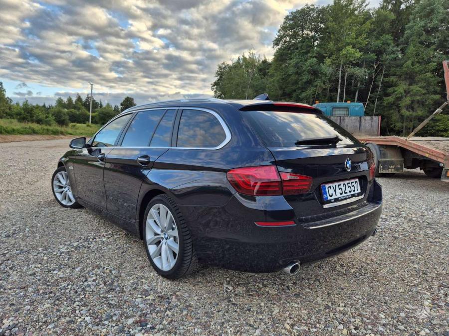 Blue BMW 535 2014 in Utena, with an engine capacity of 2.99 L and mileage of 337 thousand km for 8490 €, photo 4 on AUTOMOTO.COM.LV