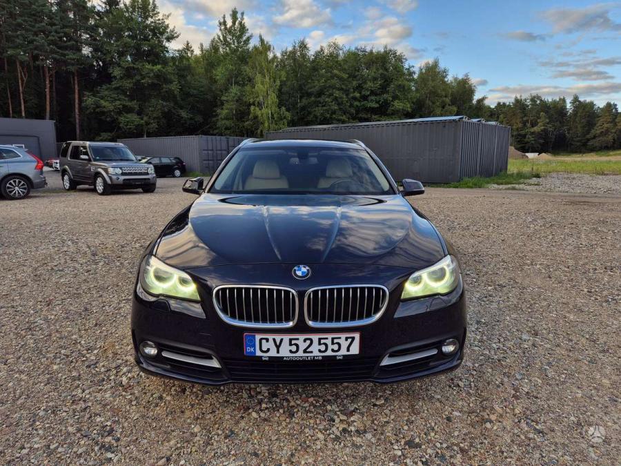 Blue BMW 535 2014 in Utena, with an engine capacity of 2.99 L and mileage of 337 thousand km for 8490 €, photo 8 on AUTOMOTO.COM.LV