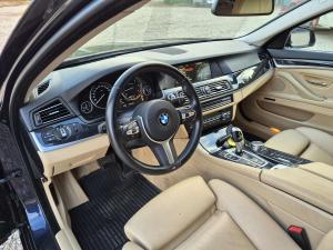Blue BMW 535 2014 in Utena, with an engine capacity of 2.99 L and mileage of 337 thousand km for 8490 €, photo 14 on AUTOMOTO.COM.LV