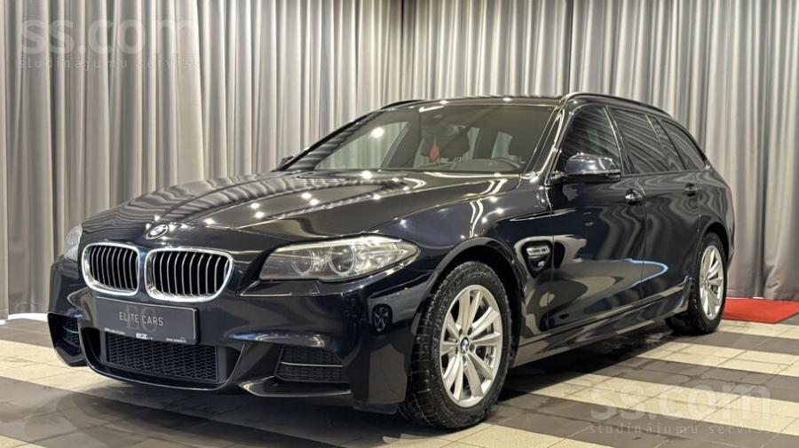 Blue BMW 535 2016 in Riga, with an engine capacity of 3.00 L and mileage of 271 thousand km for 12990 €, photo 1 on AUTOMOTO.COM.LV