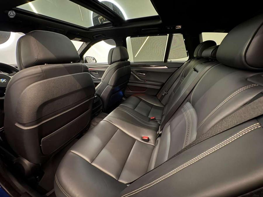 Blue BMW 535 2016 in Marijampole, with an engine capacity of 2.99 L and mileage of 235 thousand km for 14650 €, photo 25 on AUTOMOTO.COM.LV