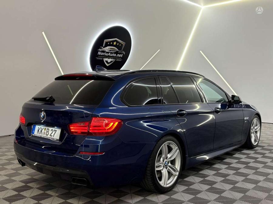 Blue BMW 535 2016 in Marijampole, with an engine capacity of 2.99 L and mileage of 235 thousand km for 14650 €, photo 34 on AUTOMOTO.COM.LV