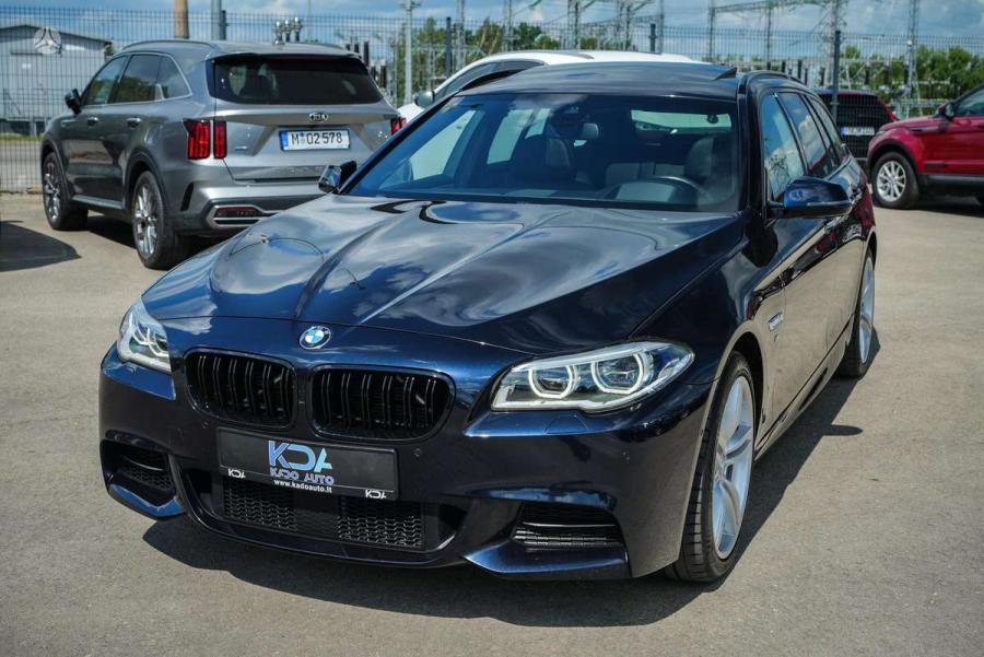 Blue BMW 535 2016 in Kaunas, with an engine capacity of 2.99 L and mileage of 154 thousand km for 16950 €, photo 5 on AUTOMOTO.COM.LV