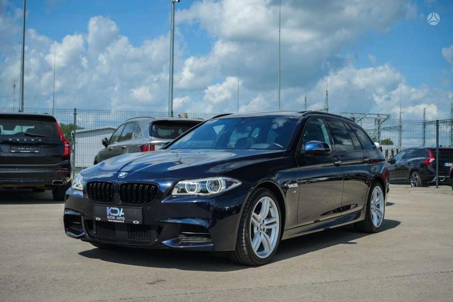 Blue BMW 535 2016 in Kaunas, with an engine capacity of 2.99 L and mileage of 154 thousand km for 16950 €, photo 6 on AUTOMOTO.COM.LV