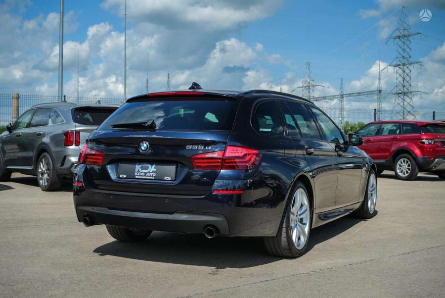 Blue BMW 535 2016 in Kaunas, with an engine capacity of 2.99 L and mileage of 154 thousand km for 16950 €, photo 14 on AUTOMOTO.COM.LV