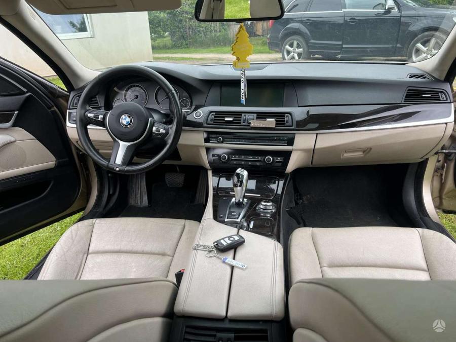Brūns BMW 535 2011 Viļņa, ar dzinēja tilpumu 3.00 L un nobraukumu 254 tūkst. km par 9200 €, foto 5 vietnē AUTOMOTO.COM.LV