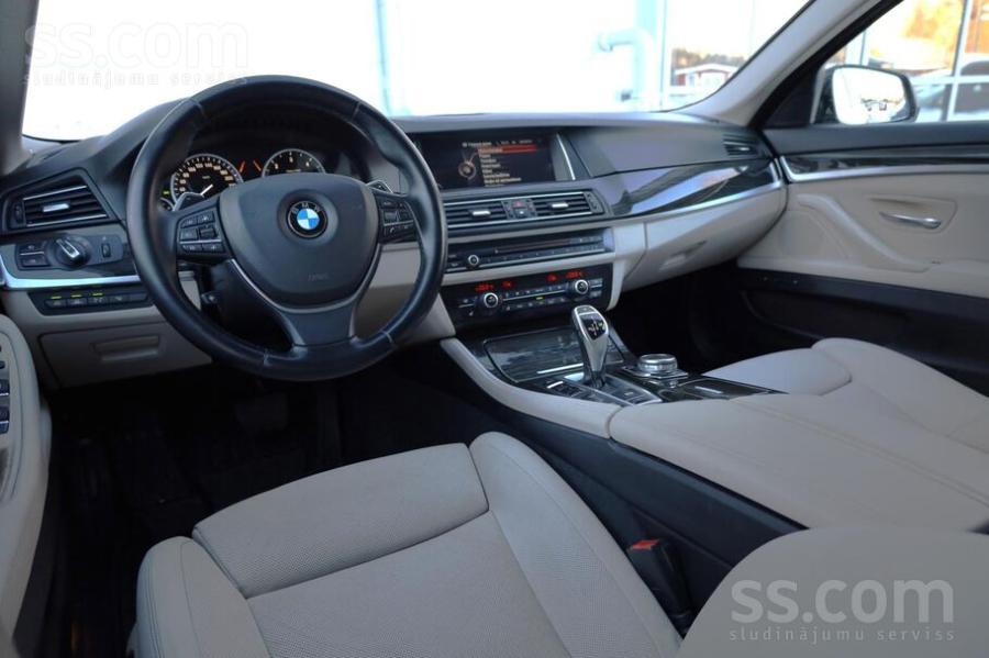 Brown BMW 535 2015 in Riga, with an engine capacity of 3.00 L and mileage of 0 thousand km for 13995 €, photo 8 on AUTOMOTO.COM.LV