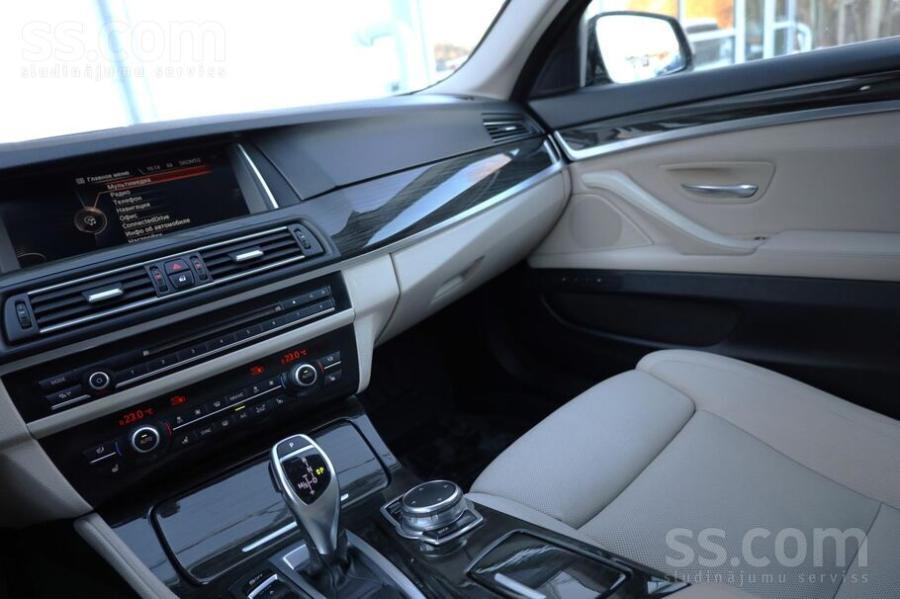 Brown BMW 535 2015 in Riga, with an engine capacity of 3.00 L and mileage of 0 thousand km for 13995 €, photo 9 on AUTOMOTO.COM.LV