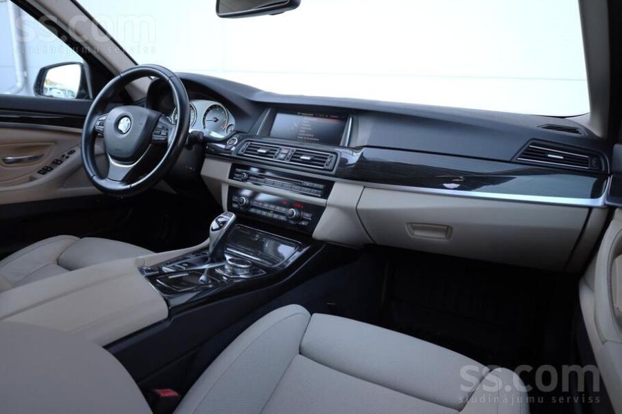 Brown BMW 535 2015 in Riga, with an engine capacity of 3.00 L and mileage of 0 thousand km for 13995 €, photo 13 on AUTOMOTO.COM.LV