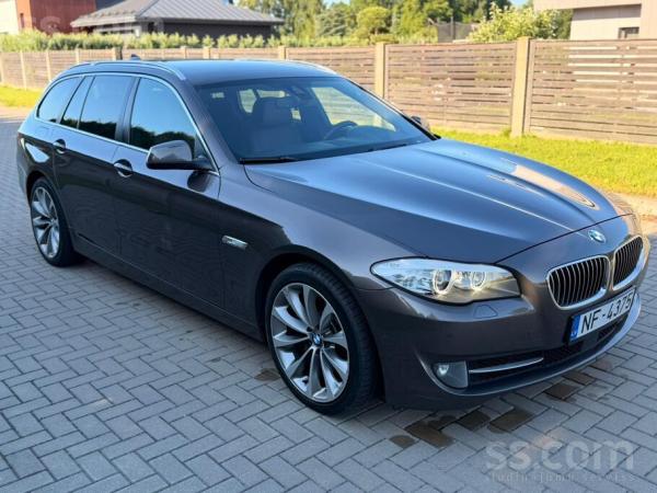Brown BMW 535 2012 in Riga, with an engine capacity of 3.00 L and mileage of 311 thousand km for 9995 €, photo 2 on AUTOMOTO.COM.LV