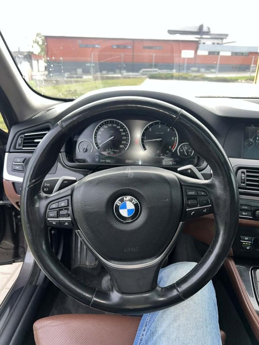 Brown BMW 535 2013 in Telschi, with an engine capacity of 3.00 L and mileage of 375 thousand km for 5300 €, photo 8 on AUTOMOTO.COM.LV