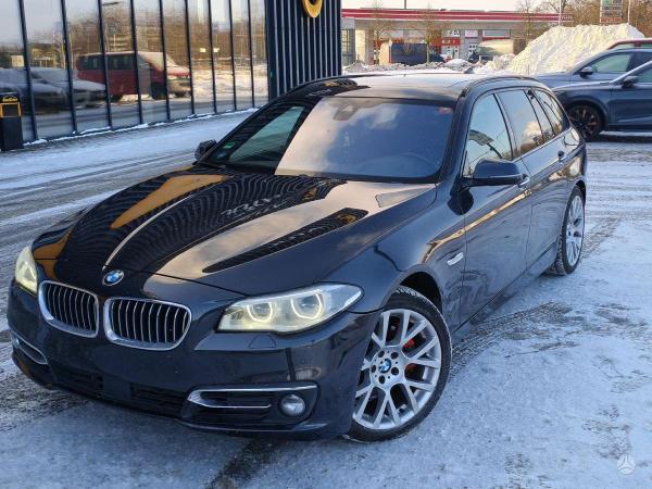 Brown BMW 535 2014 in Vilnius, with an engine capacity of 2.99 L and mileage of 300 thousand km for 13490 €, photo 6 on AUTOMOTO.COM.LV