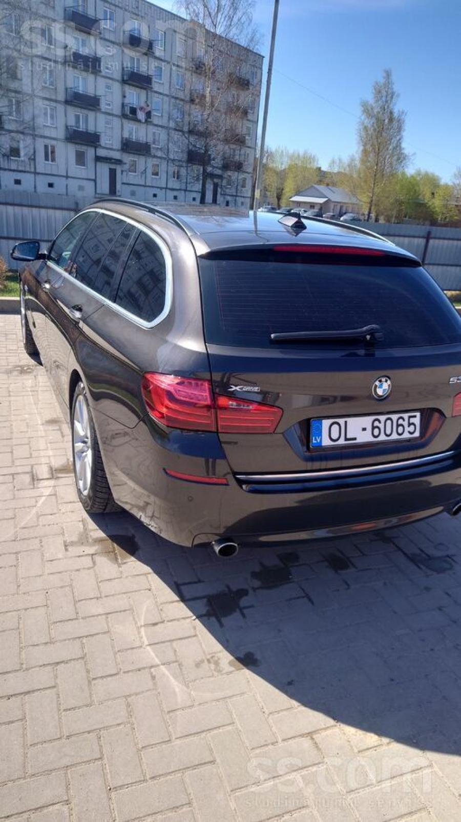 Brown BMW 535 2014 in Jekabpils, with an engine capacity of 3.00 L and mileage of 217 thousand km for 14200 €, photo 4 on AUTOMOTO.COM.LV