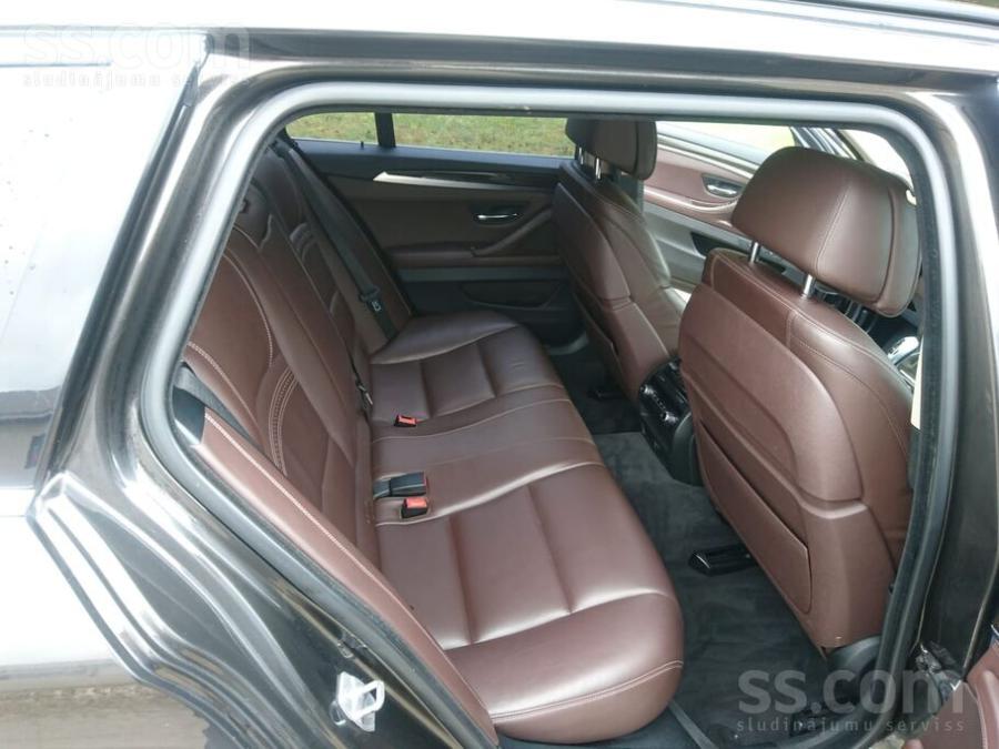Brown BMW 535 2014 in Jekabpils, with an engine capacity of 3.00 L and mileage of 217 thousand km for 14200 €, photo 13 on AUTOMOTO.COM.LV