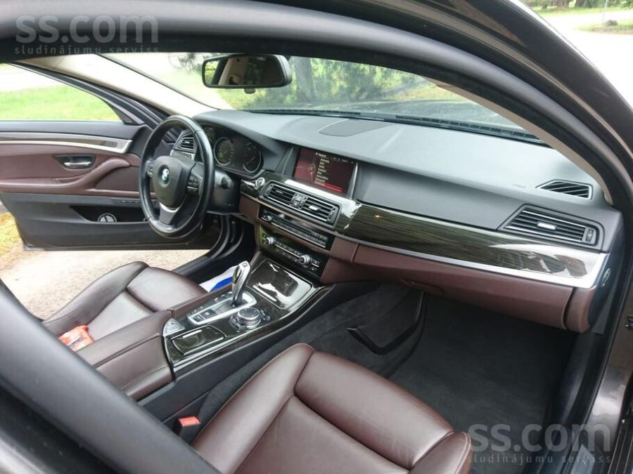 Brown BMW 535 2014 in Jekabpils, with an engine capacity of 3.00 L and mileage of 217 thousand km for 14200 €, photo 14 on AUTOMOTO.COM.LV