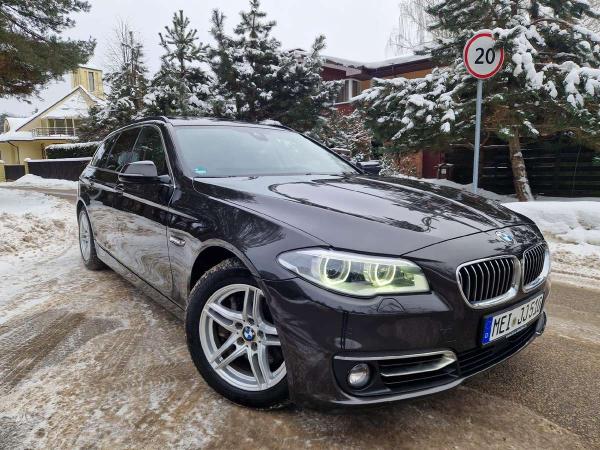 Brown BMW 535 2015 in Prienai, with an engine capacity of 3.00 L and mileage of 295 thousand km for 11999 €, photo 1 on AUTOMOTO.COM.LV