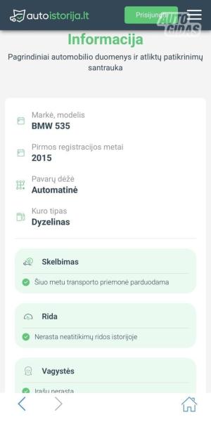 Brūns BMW 535 2015 Kauņa, ar dzinēja tilpumu 3.00 L un nobraukumu 269 tūkst. km par 13999 €, foto 46 vietnē AUTOMOTO.COM.LV