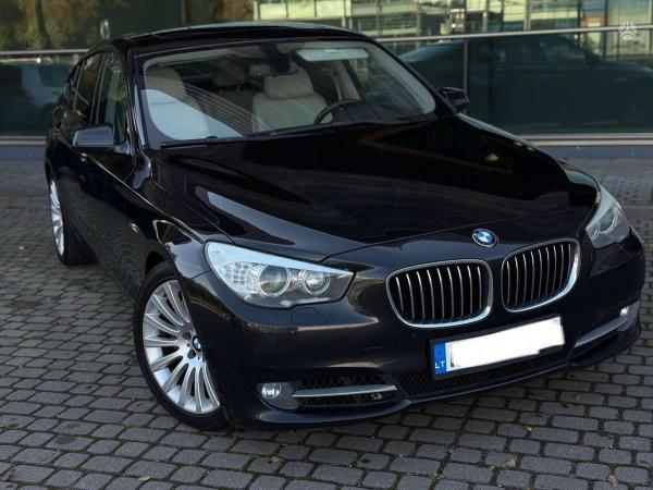 Black BMW 535 Gran Turismo 2010 in Klaipeda, with an engine capacity of 2.98 L and mileage of 235 thousand km for 7900 €, photo 6 on AUTOMOTO.COM.LV