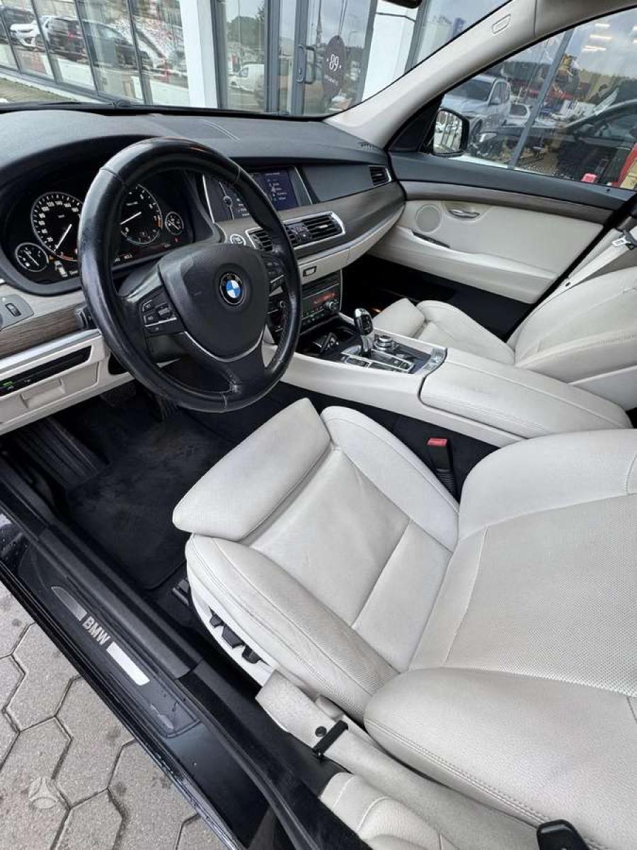 Black BMW 535 Gran Turismo 2010 in Vilnius, with an engine capacity of 2.98 L and mileage of 249 thousand km for 9200 €, photo 7 on AUTOMOTO.COM.LV