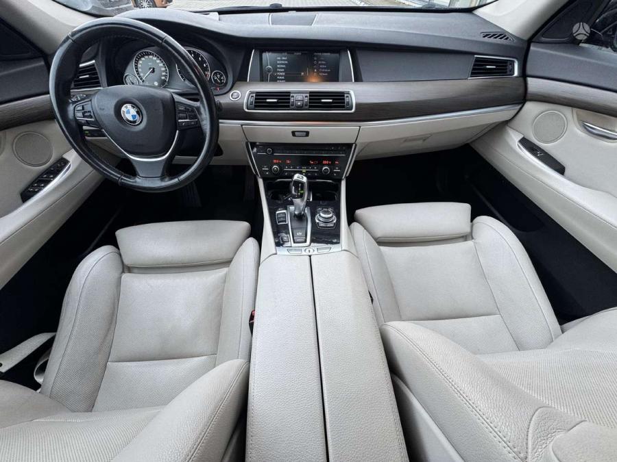 Black BMW 535 Gran Turismo 2010 in Vilnius, with an engine capacity of 2.98 L and mileage of 249 thousand km for 9200 €, photo 8 on AUTOMOTO.COM.LV