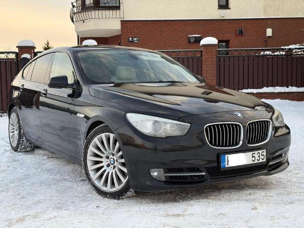 Black BMW 535 Gran Turismo 2010 in Klaipeda, with an engine capacity of 2.98 L and mileage of 235 thousand km for 8400 €, photo 1 on AUTOMOTO.COM.LV