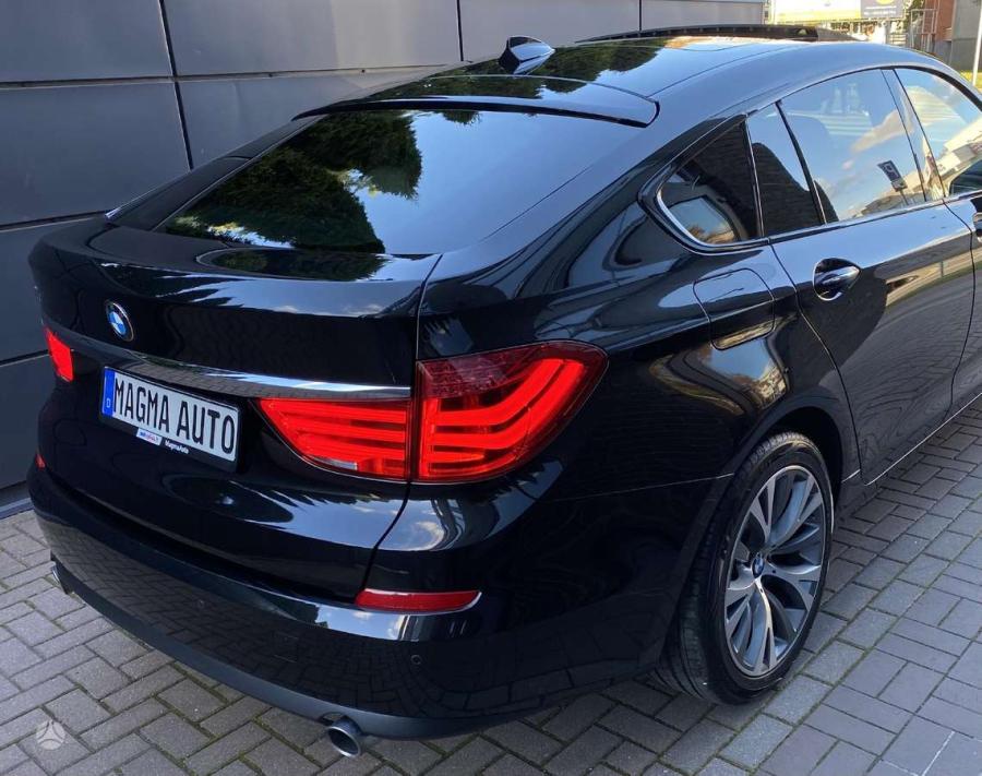 Black BMW 535 Gran Turismo 2012 in Marijampole, with an engine capacity of 2.99 L and mileage of 259 thousand km for 11650 €, photo 11 on AUTOMOTO.COM.LV