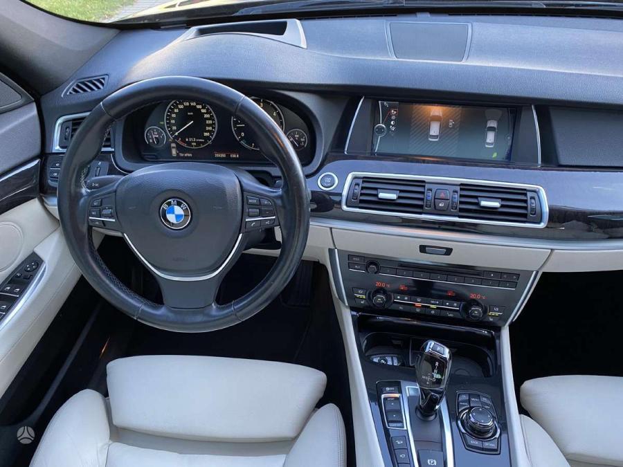 Black BMW 535 Gran Turismo 2012 in Marijampole, with an engine capacity of 2.99 L and mileage of 259 thousand km for 11650 €, photo 22 on AUTOMOTO.COM.LV