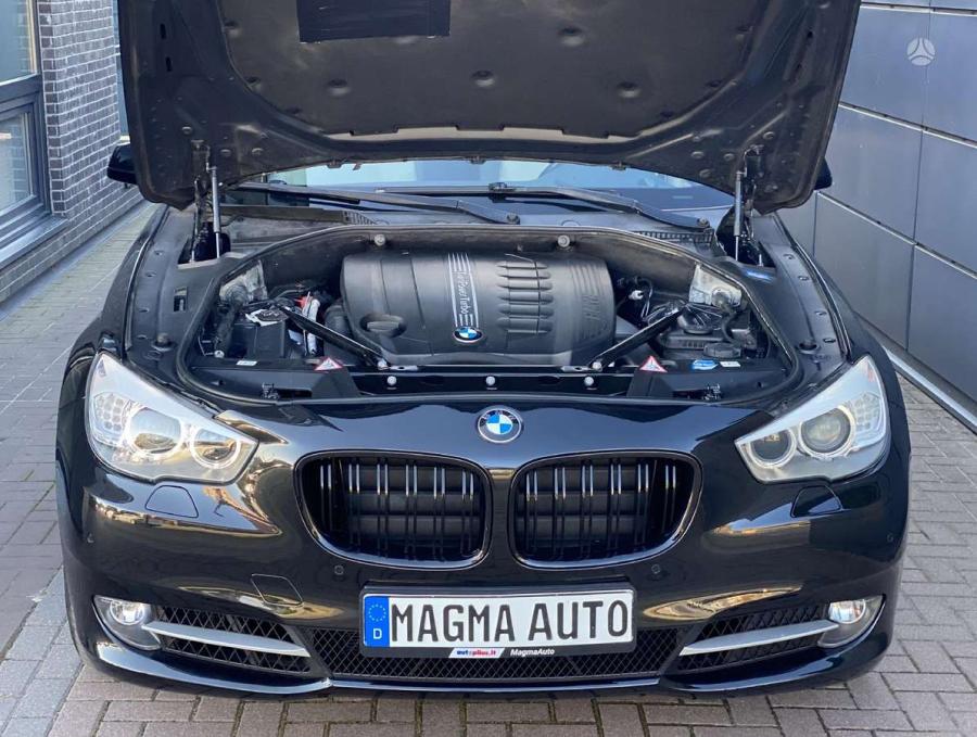 Black BMW 535 Gran Turismo 2012 in Marijampole, with an engine capacity of 2.99 L and mileage of 259 thousand km for 11650 €, photo 40 on AUTOMOTO.COM.LV