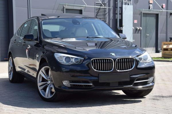 Black BMW 535 Gran Turismo 2013 in Vilnius, with an engine capacity of 3.00 L and mileage of 325 thousand km for 12300 €, photo 3 on AUTOMOTO.COM.LV