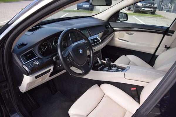 Black BMW 535 Gran Turismo 2013 in Vilnius, with an engine capacity of 3.00 L and mileage of 325 thousand km for 12300 €, photo 7 on AUTOMOTO.COM.LV