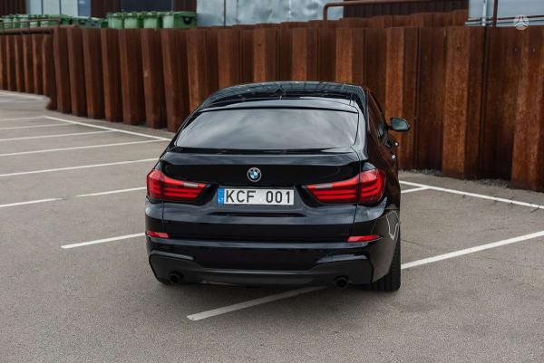 Melns BMW 535 Gran Turismo 2013 Kauņa, ar dzinēja tilpumu 2.99 L un nobraukumu 212 tūkst. km par 18500 €, foto 6 vietnē AUTOMOTO.COM.LV