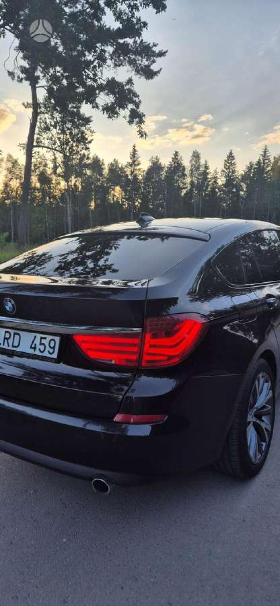 Melns BMW 535 Gran Turismo 2013 Viļņa, ar dzinēja tilpumu 3.00 L un nobraukumu 194 tūkst. km par 12950 €, foto 7 vietnē AUTOMOTO.COM.LV