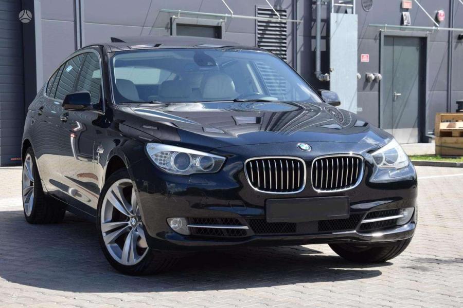 Melns BMW 535 Gran Turismo 2013 Viļņa, ar dzinēja tilpumu 2.99 L un nobraukumu 325 tūkst. km par 10999 €, foto 1 vietnē AUTOMOTO.COM.LV