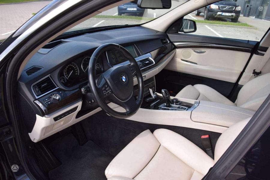 Melns BMW 535 Gran Turismo 2013 Viļņa, ar dzinēja tilpumu 2.99 L un nobraukumu 325 tūkst. km par 10999 €, foto 8 vietnē AUTOMOTO.COM.LV