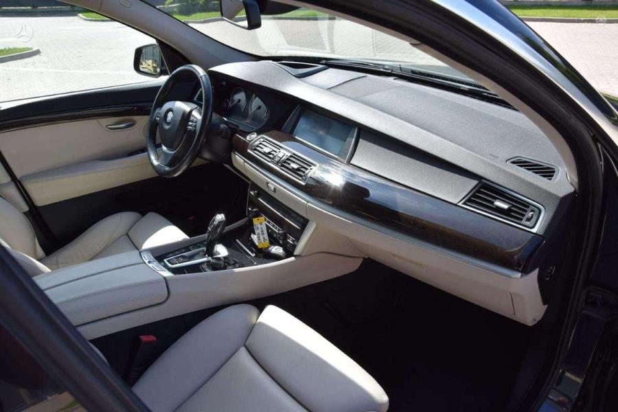 Melns BMW 535 Gran Turismo 2013 Viļņa, ar dzinēja tilpumu 2.99 L un nobraukumu 325 tūkst. km par 10999 €, foto 10 vietnē AUTOMOTO.COM.LV