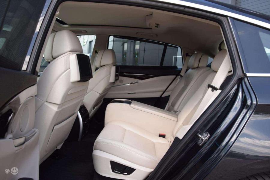 Melns BMW 535 Gran Turismo 2013 Viļņa, ar dzinēja tilpumu 2.99 L un nobraukumu 325 tūkst. km par 10999 €, foto 12 vietnē AUTOMOTO.COM.LV