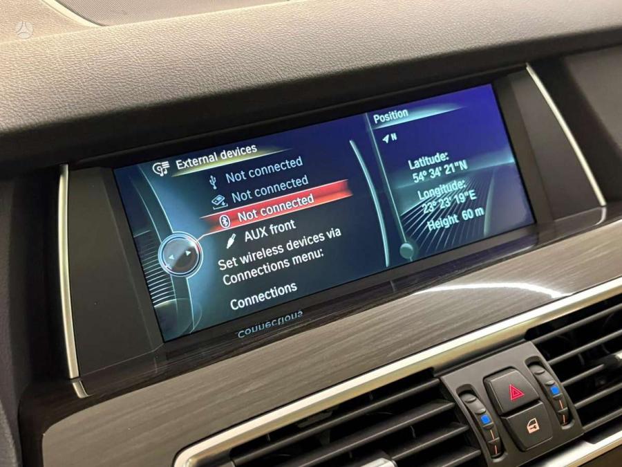 Melns BMW 535 Gran Turismo 2014 Marijampole, ar dzinēja tilpumu 2.99 L un nobraukumu 274 tūkst. km par 15850 €, foto 10 vietnē AUTOMOTO.COM.LV