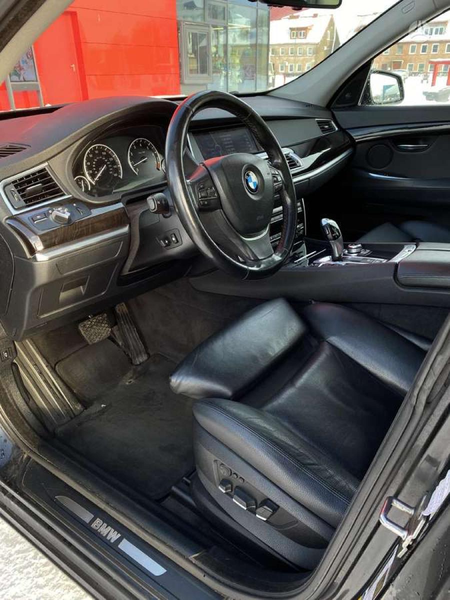 Black BMW 535 Gran Turismo 2011 in Klaipeda, with an engine capacity of 2.98 L and mileage of 240 thousand km for 8200 €, photo 11 on AUTOMOTO.COM.LV