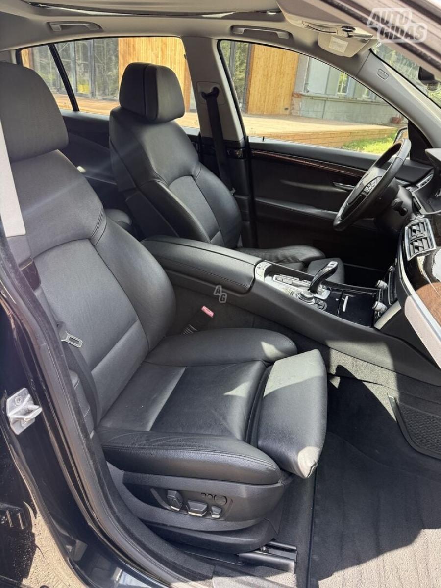 Black BMW 535 Gran Turismo 2013 in Marijampole, with an engine capacity of 3.50 L and mileage of 314 thousand km for 9200 €, photo 12 on AUTOMOTO.COM.LV