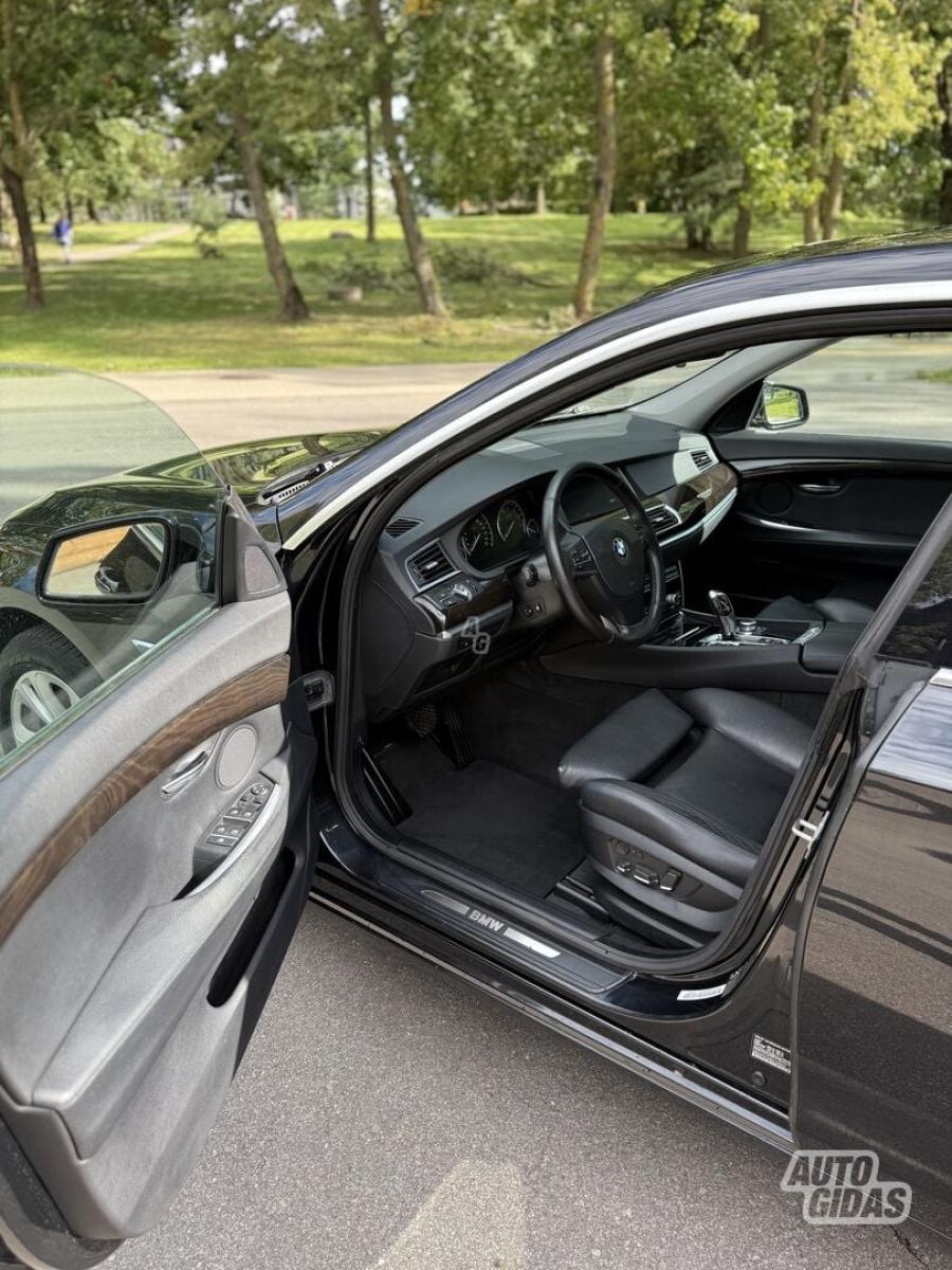 Black BMW 535 Gran Turismo 2013 in Marijampole, with an engine capacity of 3.50 L and mileage of 314 thousand km for 9200 €, photo 15 on AUTOMOTO.COM.LV