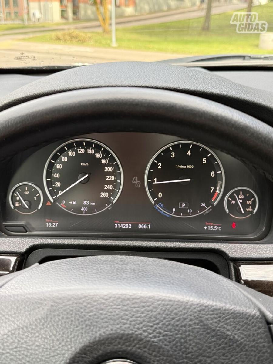 Black BMW 535 Gran Turismo 2013 in Marijampole, with an engine capacity of 3.50 L and mileage of 314 thousand km for 9200 €, photo 19 on AUTOMOTO.COM.LV