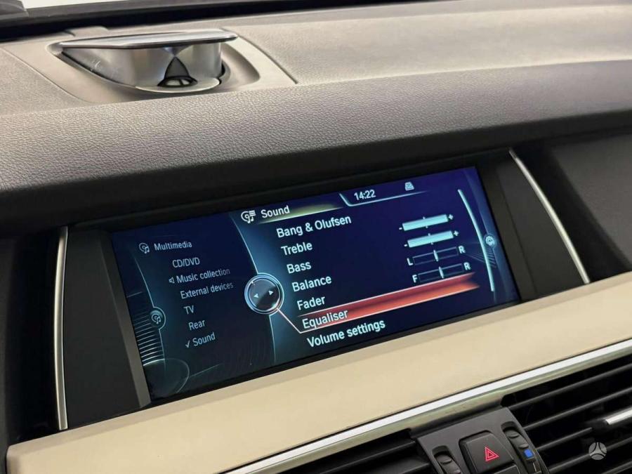 Black BMW 535 Gran Turismo 2013 in Marijampole, with an engine capacity of 2.99 L and mileage of 195 thousand km for 14999 €, photo 34 on AUTOMOTO.COM.LV