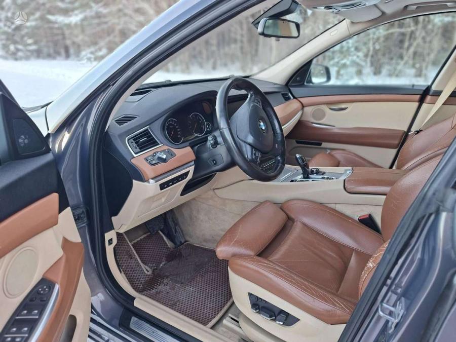 Brown BMW 535 Gran Turismo 2012 in Vilnius, with an engine capacity of 2.98 L and mileage of 405 thousand km for 13000 €, photo 16 on AUTOMOTO.COM.LV