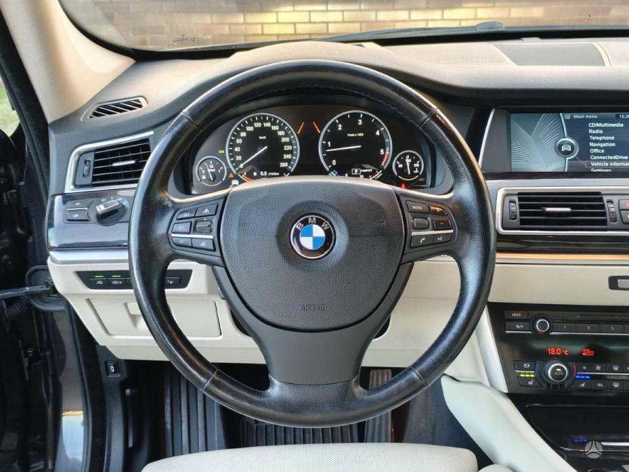 Pelēks BMW 535 Gran Turismo 2011 Marijampole, ar dzinēja tilpumu 2.99 L un nobraukumu 259 tūkst. km par 10500 €, foto 14 vietnē AUTOMOTO.COM.LV