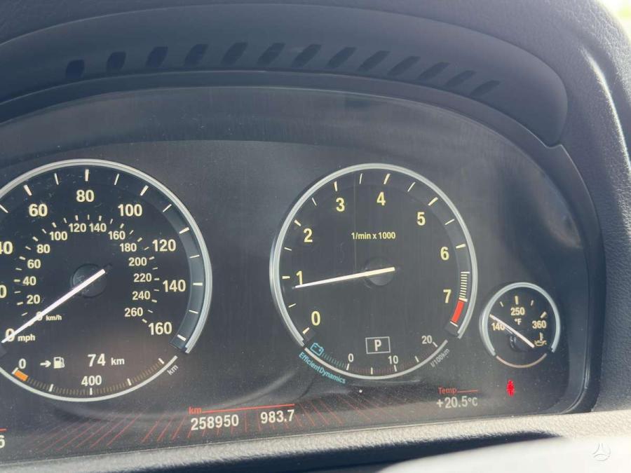 Grey BMW 535 Gran Turismo 2011 in Kedainiai, with an engine capacity of 2.98 L and mileage of 259 thousand km for 8500 €, photo 9 on AUTOMOTO.COM.LV