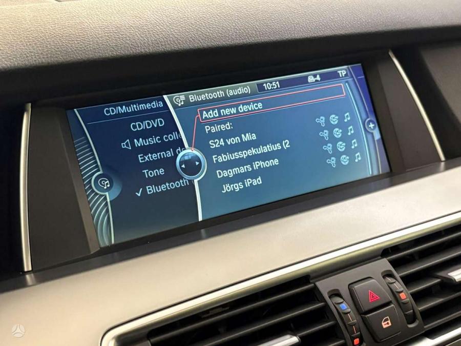 Grey BMW 535 Gran Turismo 2012 in Marijampole, with an engine capacity of 2.99 L and mileage of 181 thousand km for 12999 €, photo 11 on AUTOMOTO.COM.LV