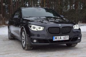Pelēks BMW 535 Gran Turismo 2014 Jonava, ar dzinēja tilpumu 2.99 L un nobraukumu 265 tūkst. km par 14500 €, foto  vietnē AUTOMOTO.COM.LV