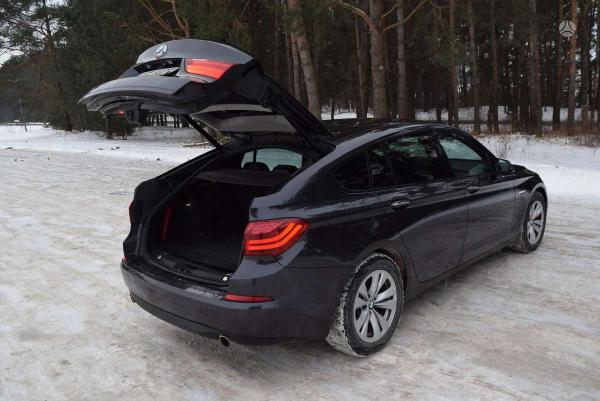 Grey BMW 535 Gran Turismo 2014 in Jonava, with an engine capacity of 2.99 L and mileage of 265 thousand km for 14500 €, photo 10 on AUTOMOTO.COM.LV
