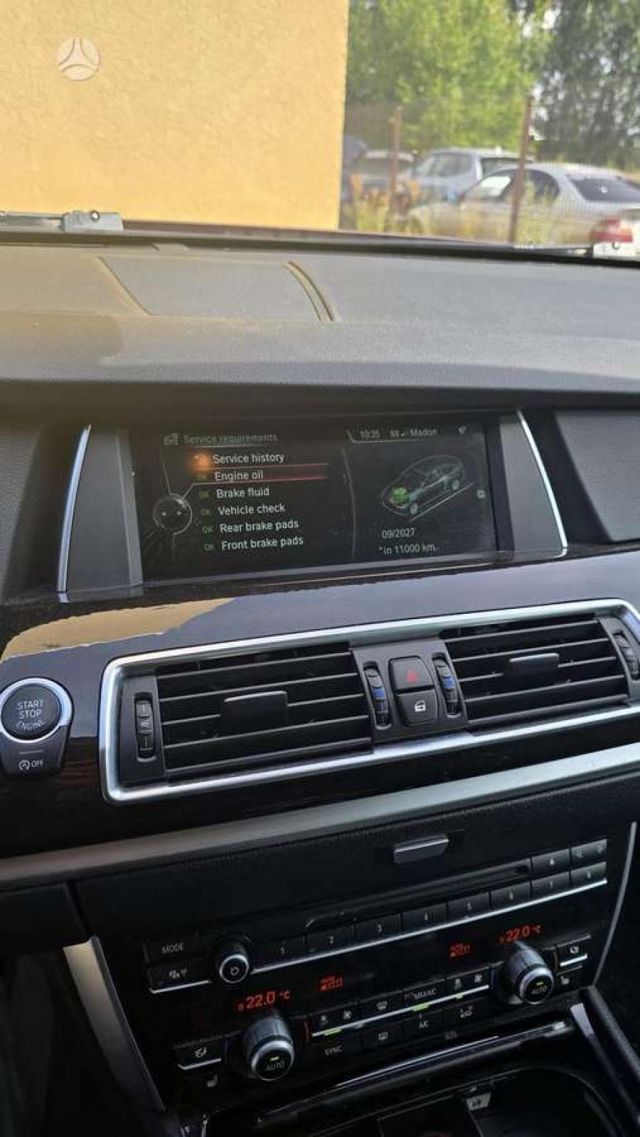 Red BMW 535 Gran Turismo 2014 in Vilnius, with an engine capacity of 2.99 L and mileage of 314 thousand km for 7999 €, photo 15 on AUTOMOTO.COM.LV