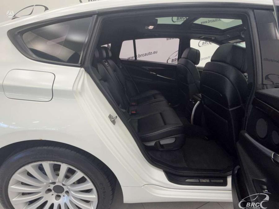 White BMW 535 Gran Turismo 2011 in Vilnius, with an engine capacity of 2.98 L and mileage of 262 thousand km for 6900 €, photo 12 on AUTOMOTO.COM.LV
